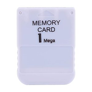 Memory Card Portable 1MB Memory Card Stick for Sony PS1 Compatible with Any One Games White [video game] [video game]