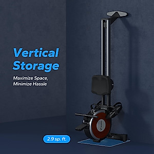 Rowing Machine, MERACH Bluetooth Magnetic Rower Machine with Dual Slide Rail, 16 Levels of Electromagnetic Resistance, Max 350lb Weight Capacity, App Compatible, Rowing Machines for Home Use