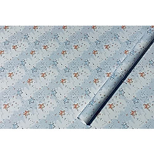 Viola Grace Shop Princess Star Printed Gift Wrapping Papers Sheet - Easter Treat Boxes | Baby Shower | Baby Girl Birthday - Gift Wrapping Paper, Pack of 3 Sheets