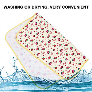 Waterproof Urinal Bed Pad Washable Cotton Mattress Protector Reusable Pee Pads for Bed Wetting Toddlers, Pets