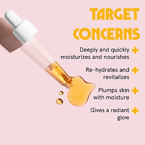 HERBIVORE Phoenix Rosehip Anti Aging Face Oil – Moisturizing Oils with CoQ10, Concentrated Antioxidants & Vitamin E, Replenish & Renew Dry Skin, Vegan, 0.3 oz