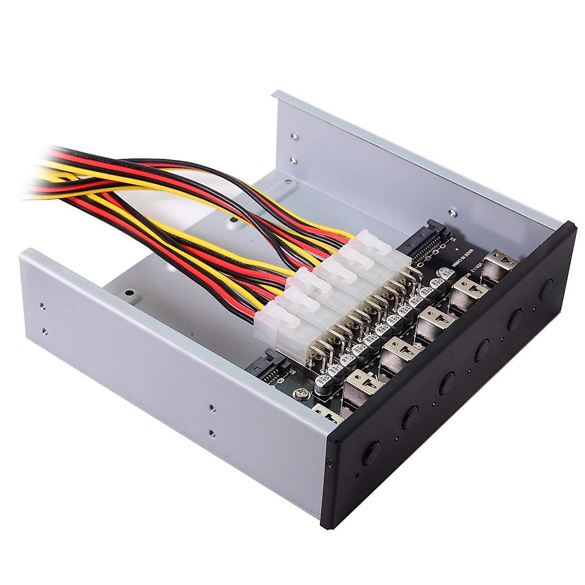 CY Hard Disk 6 Ways Control System Intelligent Control Management System HDD SSD Power Switch with 5.25 CD-ROM Bay