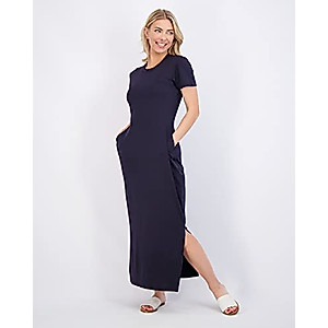 3 Pack: Womens Long Full Short Sleeve Dress Slit Summer Dresses t Shirt Women Spring Maxi Midi Pockets Outfits Casual Vestidos para Mujer Sundress Dresses Cute Flowy Beach Fashion Trendy - Set 9, L