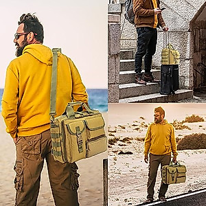 palamea Tactical Messenger Bag for man, 15.6Inch Tactical Briefcase military Laptop Messenger Bag Tactical office bag Military Style Shoulder Bag Handbag for Men