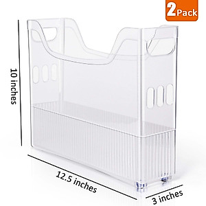 12x12 Paper Storage Organizer, Scrapbook Paper Storage Organizer, Scrapbook Storage Bin for 12" x 12" Paper- 2 Pack