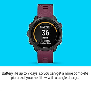 Garmin Forerunner 245, GPS Running Smartwatch with Advanced Dynamics, Berry