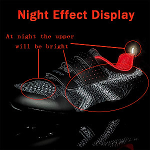 ULTIANT Cycling Shoes Mens Womens Compatible with Peloton Indoor Riding Shoes Road Bicycle Shoes with Look SPD SL Delta Cleats Outdoor Pedal Bike Shoes(Black,41)