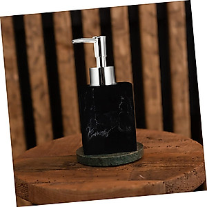 LIFKICH Bottled Shower Gel Bottle Marble Soap Dispenser Makeup Sample Bottles Soap Pump Bottle Lotion Soap Dispenser Foam Pump Bottle Storage Bottle Resin Soap Bottle Simple