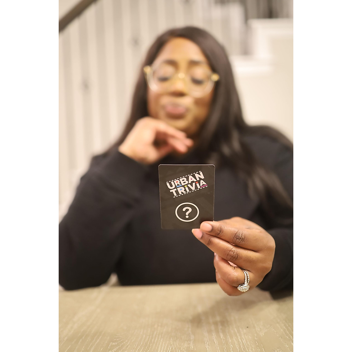Urban Trivia Game - Black Card Game for The Culture! Fun Trivia on Black TV, Movies, Music, Sports, & Growing Up Black! Great Trivia for Adult Game Nights and Family Gatherings.