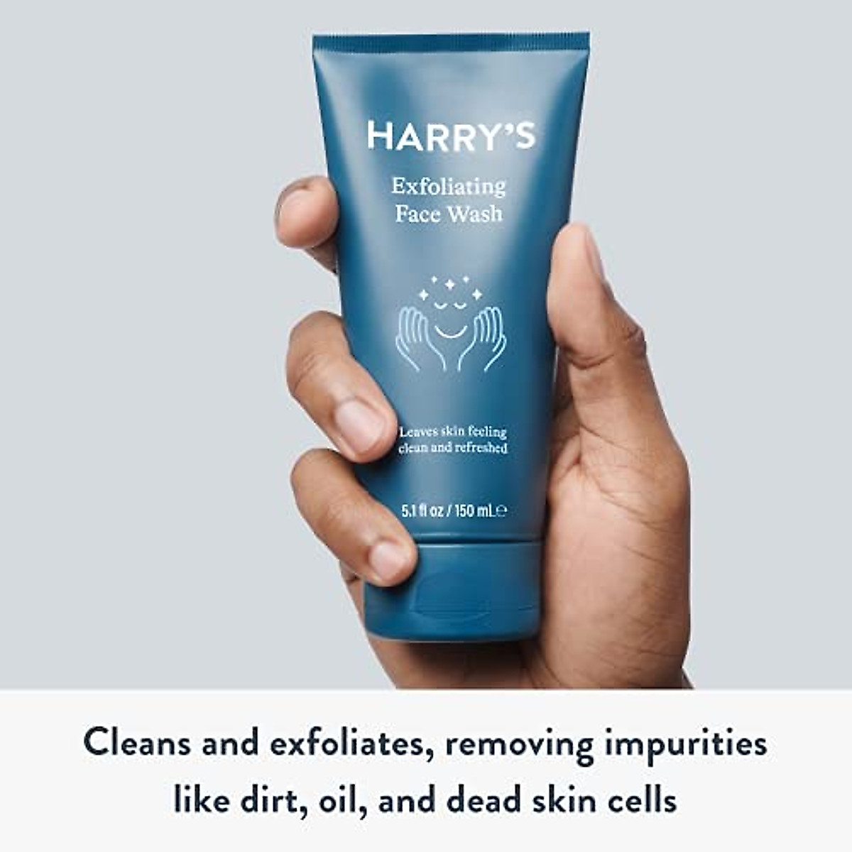 Harry's Face Wash - Face Cleanser for Men, 5.1 Fl Oz (Pack of 3) Package may vary