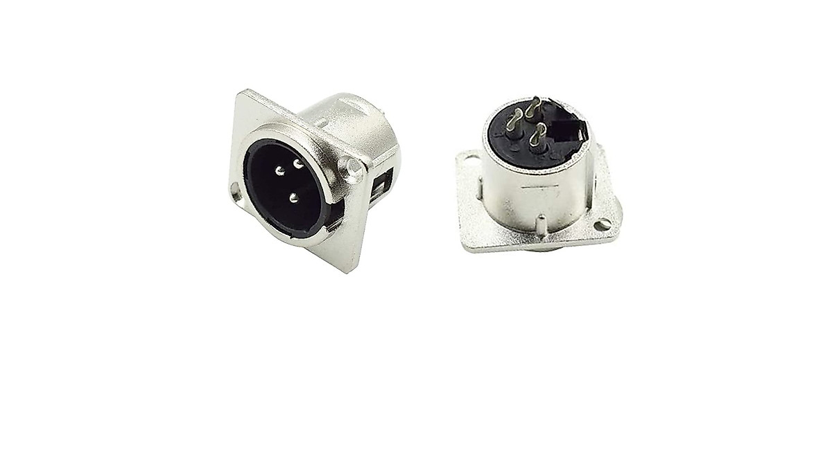 Priaolker 4 Pin XLR Female Socket - Versatile Connector