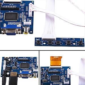 GeeekPi 7 inch 1024 x 600 HDMI Screen LCD Display with Driver Board Monitor for Raspberry Pi