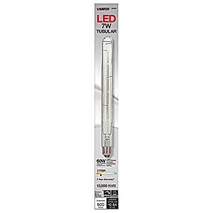 Satco S9582 Medium Bulb in Light Finish, 12.00 inches, Base, Clear