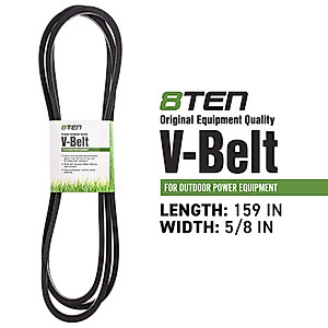 8TEN Deck Spindle Blade Belt Kit Set Combo 52 inch for AYP Husqvarna TRD 52 539100341 510201201