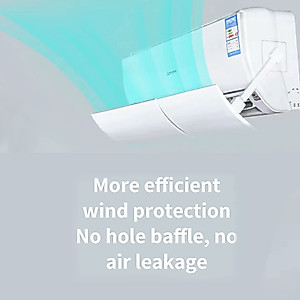Cutogain Adjustable Air Conditioner Deflector Wind Direction Telescopic Windshield Air Cooled Baffle for Home