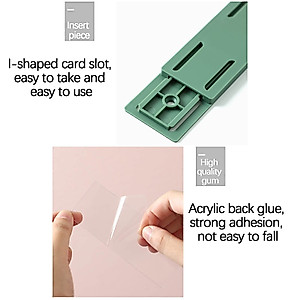 12 Pack Self-Adhesive Desktop Socket Fixer, Adhesive Punch Free Socket Holder Cable Management Punch Free Surge Protector, Desktop Mountable Plug-in Socket Fixer Bracket Stand (12pc-e)