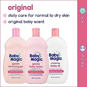 Baby Magic Gentle Baby Lotion Original Baby Scent 16.5 oz.