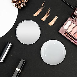 cdar Handheld Mirror,Hand Held Mirror, Salon Hairdresser Plain Mirror, Cosmetic Salon Makeup Hand Mirror for Professional Barbers Pink 05