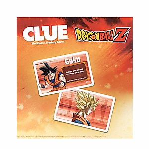 CLUE Dragon Ball Z | Collectible Clue Board Game Featuring Anime Show | Officially-Licensed Game with Familiar Locations and Iconic Characters from Dragon Ball Show