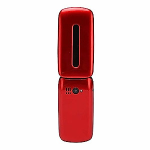 2G Smart Flip Phone 16GB Dual SIM Card 1.77in Color Display Camera SOS 1200mAh Long Battery Life Unlocked Flip Phone F4 Big Flip Cell Phone for Seniors (US Plug)