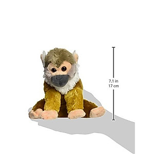 Wild Republic Squirrel Monkey Plush, Stuffed Animal, Plush Toy, Gifts for Kids, Cuddlekins 8 Inches