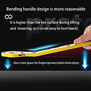 Auto Labor-Saving Jack Ratchet Wrench, Car Scissor Jack Handle, Lug Wrench for Tire Jack, Car Jack Wrench Positive and Reversal Knob Design For Travel/Car/SUV/Vans