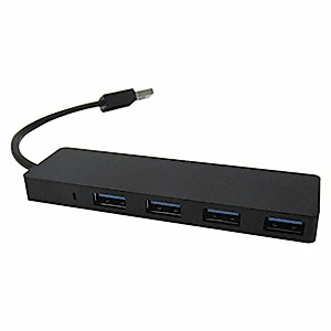 Great! USB 3.0 Hub 4-Port Adapter for Charger Data Slim Super Speed PC for Mac Laptop Desktop