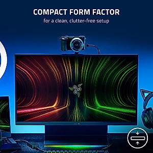 Razer Ripsaw X - USB Capture Card with 4K Camera Connection for Full 4K Streaming (4K 30FPS Capture, HDMI 2.0, USB 3.0, Plug and Play, Streaming Software Compitable, Compact Form Factor) Black