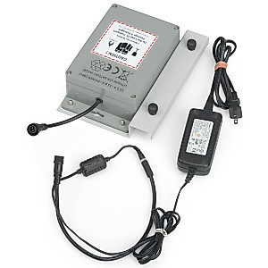 Displays2go Illuminated Sandwich Boards, Double Sided, Aluminum Construction, PVC Lens – Silver Finish (LEDABRD28)