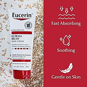 Eucerin Eczema Relief Body Cream, Eczema Cream, Skin Care for Eczema, 14 Oz Tube