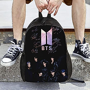 Hsegsru Anime three-piece backpack, lightweight computer bag, large-capacity lunch bag, pencil case