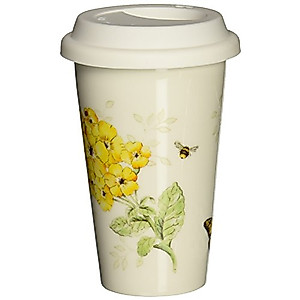 Lenox 837583 Butterfly Meadow Thermal Travel Mug, Multicolor, 1 Count (Pack of 1)