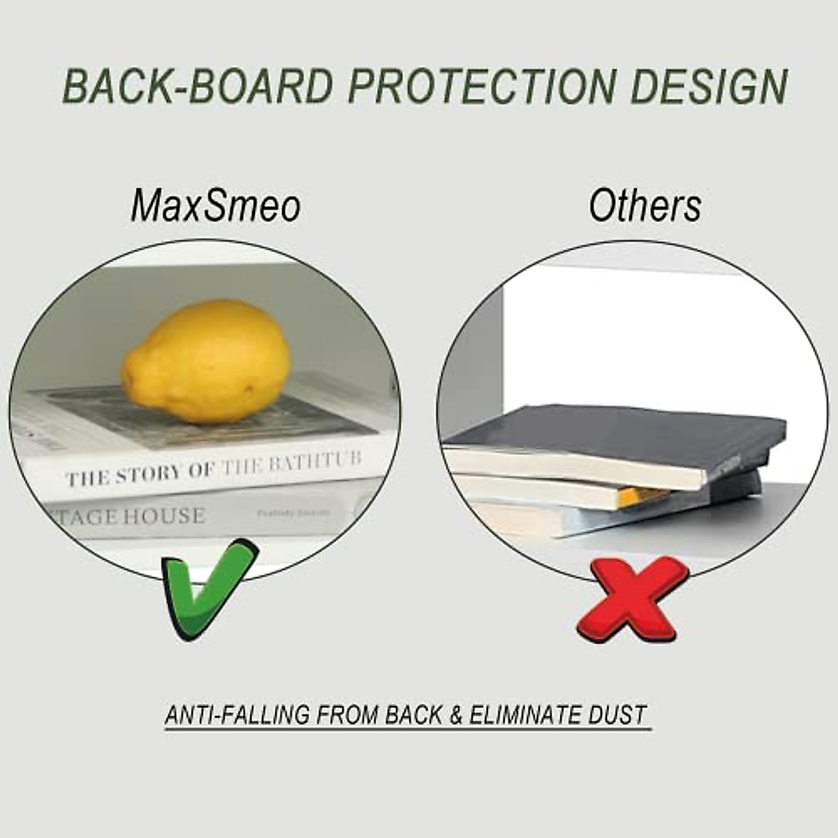 MaxSmeo White Nightstand, Small Bed Side Table for Small Spaces,Mid Century Modern Nightstand End Table with Storage and Solid Wood Legs for Bedroom Living Room(White)