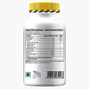 LIPON Mass & Weight Gainers Natural Alternative for Cutting & Bulking Muscle Supplement, First TIME in India (90 Capsules)