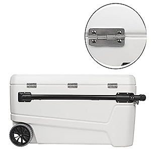 LBB-Parts Cooler Hinges for Igloo Ice Chests, Igloo Cooler Stainless Steel Hinges Replacement, Igloo Cooler Hinges Replacement, Igloo Ice Chest Hinges (3)