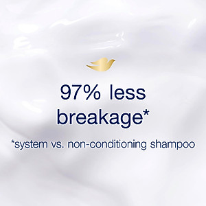 Dove Hair Therapy Shampoo for Damaged Hair Breakage Remedy Hair Shampoo with Nutrient-Lock Serum 13.5 fl oz