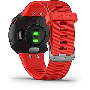 Garmin 010-N2156-06 Forerunner 45 GPS Heart Rate Monitor Running Smartwatch (Lava Red) - (Renewed)