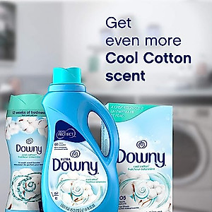 Downy Dryer Sheets Laundry Fabric Softener, Cool Cotton, 240 Count