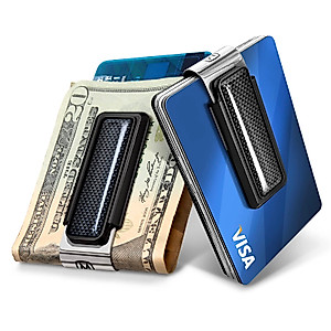 M-Clip Money Clip (Black) - Minimalist Slim Wallet Alternative for Front Pocket Carry - Cash and Credit Card Holder for Men
