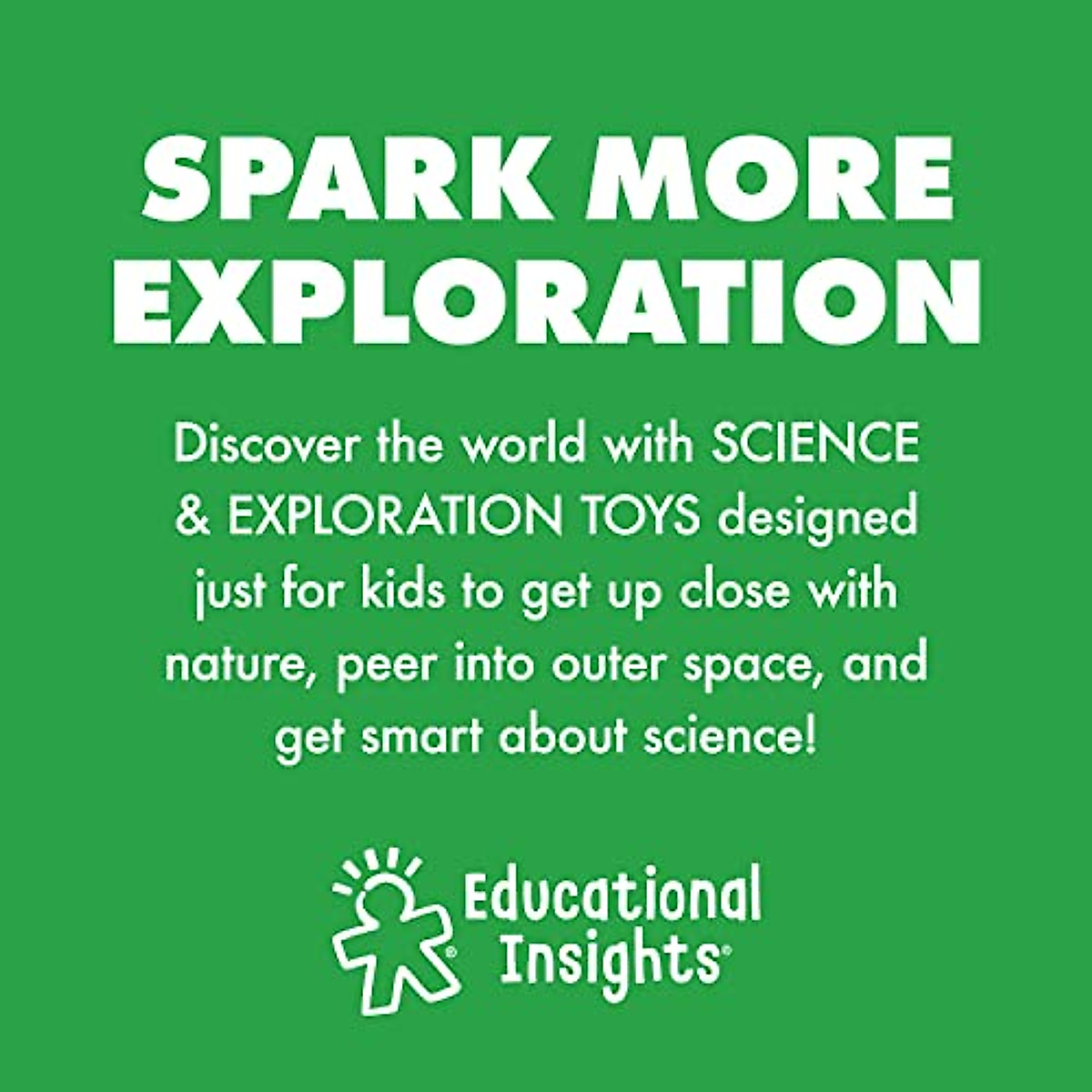 Educational Insights GeoSafari Jr. Kidscope, Kids Microscope, STEM Toy, Gift For Boys & Girls, Ages 5+