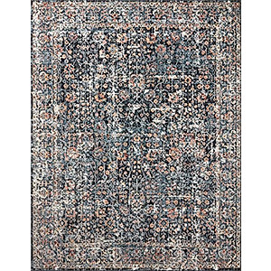 Loloi II Cassandra Collection CSN-05 Blue/Multi, Traditional 2'-6" x 4'-0" Accent Rug