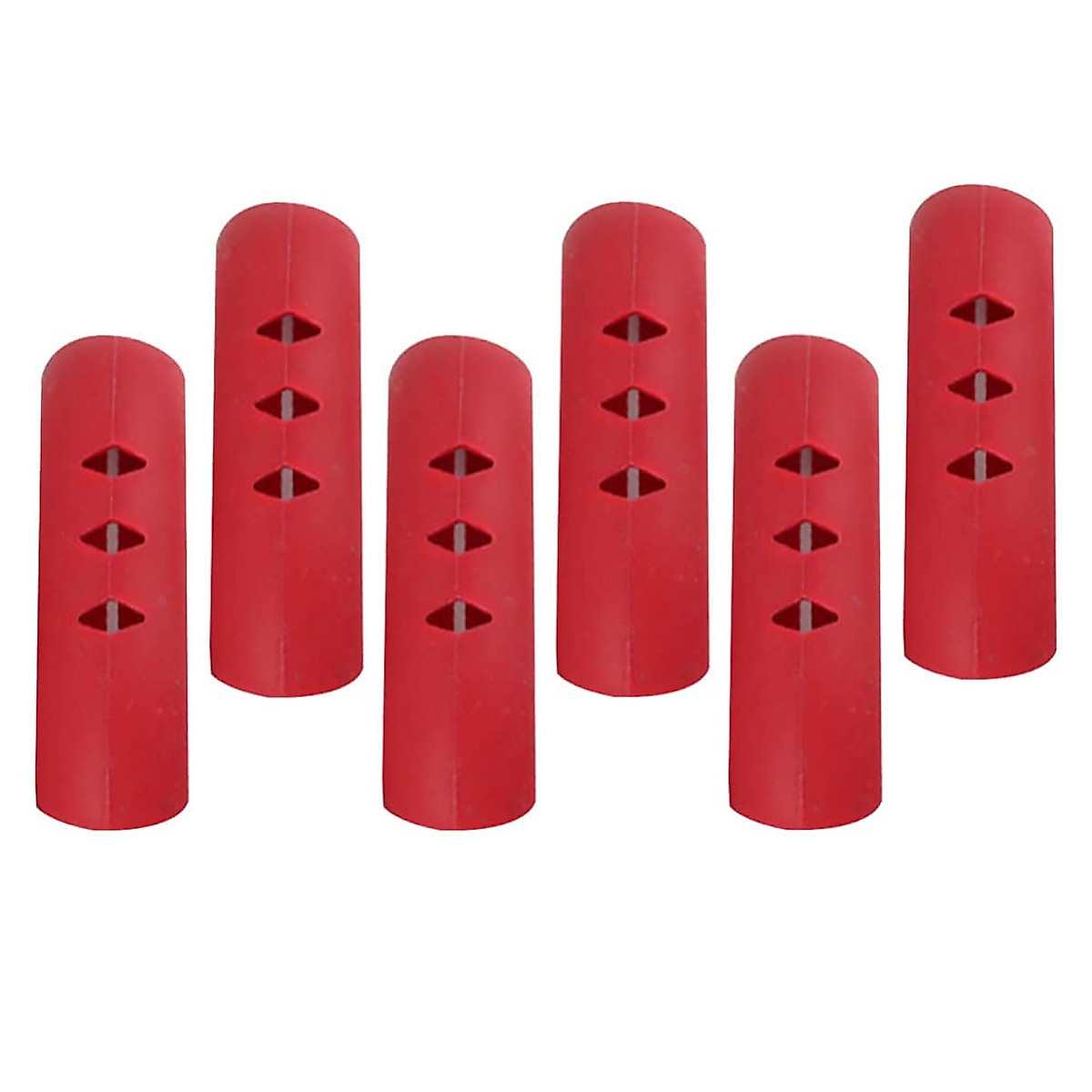 Cast Iron Skillet Handle Covers 6pcs Silicone Hot Handle Cover Pot Holder Handle Sleeves Pot Holder Skillet Handle Cover for Cast Iron Skillets Cookware Pot Handle Covers