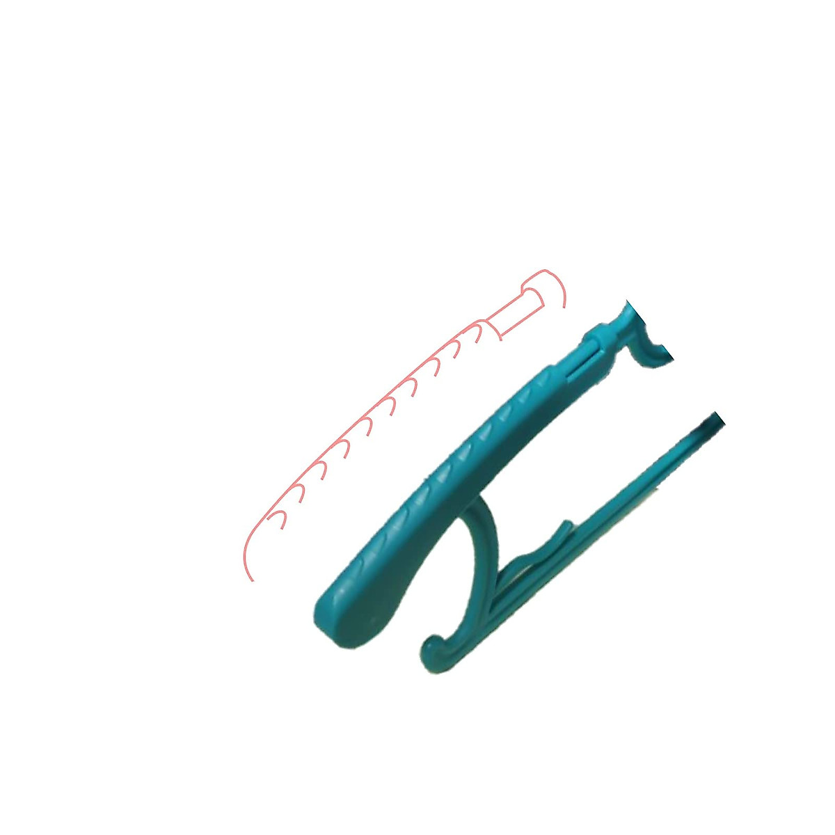 Adjustable Baby Hangers, Plastic Non-Slip Stackable Baby Hanger, Durable & Great as Newborn Kid Child Children Toddler or Infant Clothes Racks for Nursery Closet Wardrobe Pack of 20 (Mint Blue)