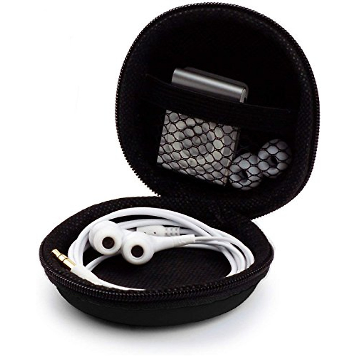 Earphone Case MAS CARNEY Headphone Earbud Hard Protective Carrying Case Bag