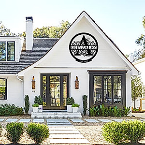 Customized Family Name Sign Personalized Last Name Metal Signs Custom Last Name Sign Metal Wall Art Split Letter Name Sign Door Hanger Monogram Wall Decor Metal Sign Wedding Gift