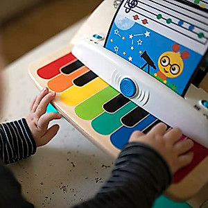 Baby Einstein and Hape Magic Touch Piano Wooden Musical Toddler Toy, Age 6 Months and Up