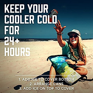 ICEMULE Jaunt Large Collapsible Backpack Cooler – Hands Free, 100% Waterproof, 24+ Hours Cooling, Soft Sided Cooler for Hiking, Camping, Fishing & Picnics, 15 Liter, Fits 15 Cans + Ice, Devoe