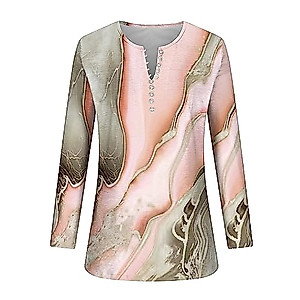 Pxoaobr Summer Short Sleeve Tops Hide Belly Blouse for Women Casual V Neck Shirts Loose Flowy Tunics to Wear with Leggings