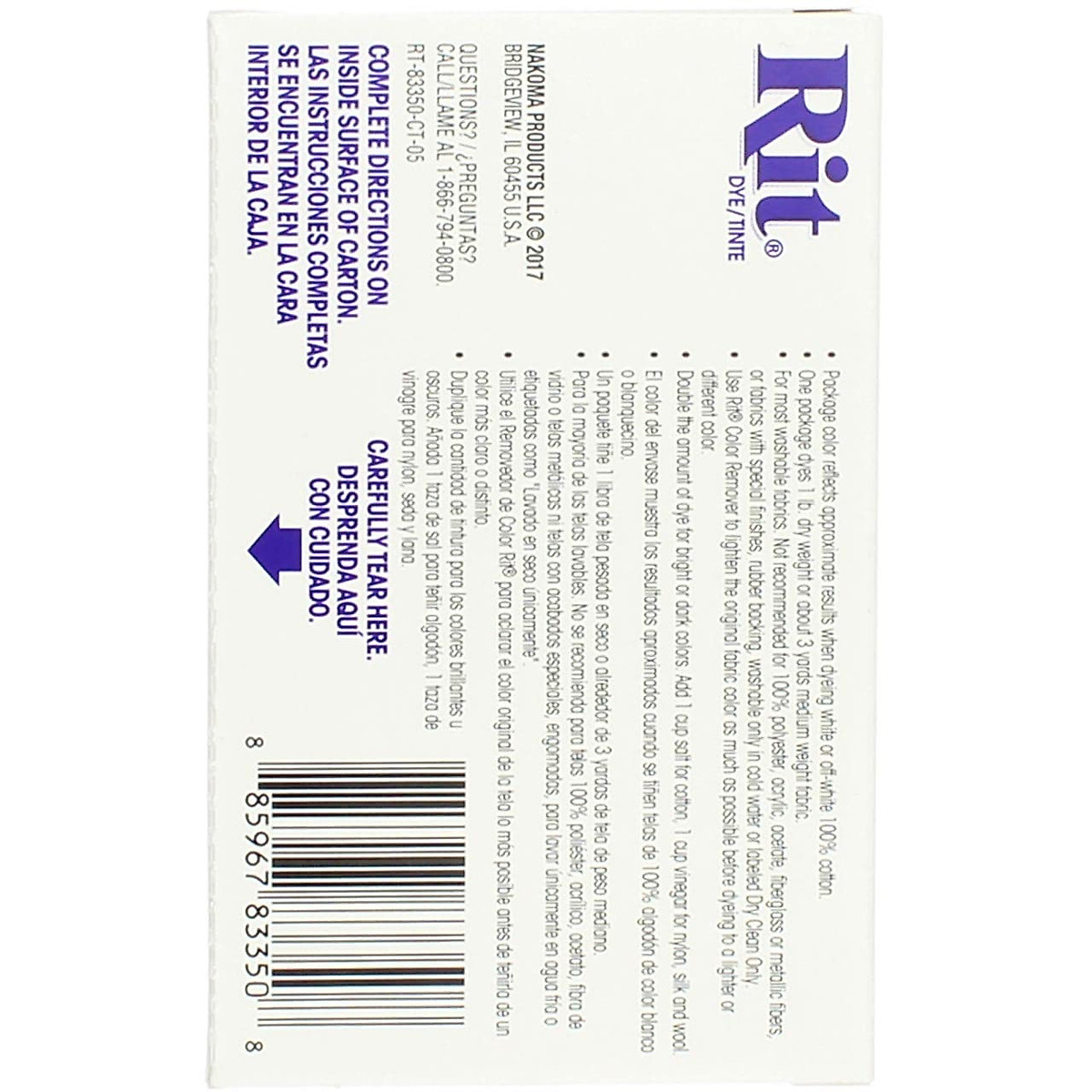 Rit Tint And Powder Dye(Dark Green) 1-Pack