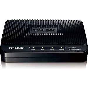 TP-Link ADSL2+ Modem, Up to 24Mbps Downstream Bandwidth, 6KV Lightning Protection (TD-8616)